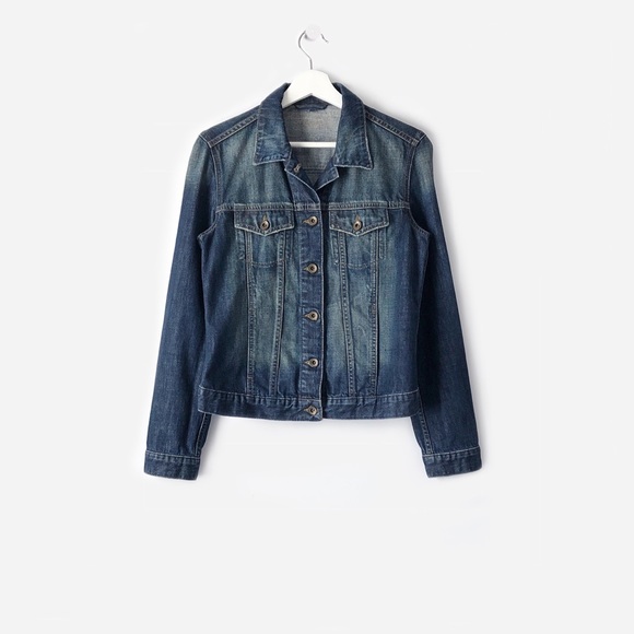 Mavi | Jackets & Coats | Mavi Jeans Relaxed Dark Denim Jacket | Poshmark